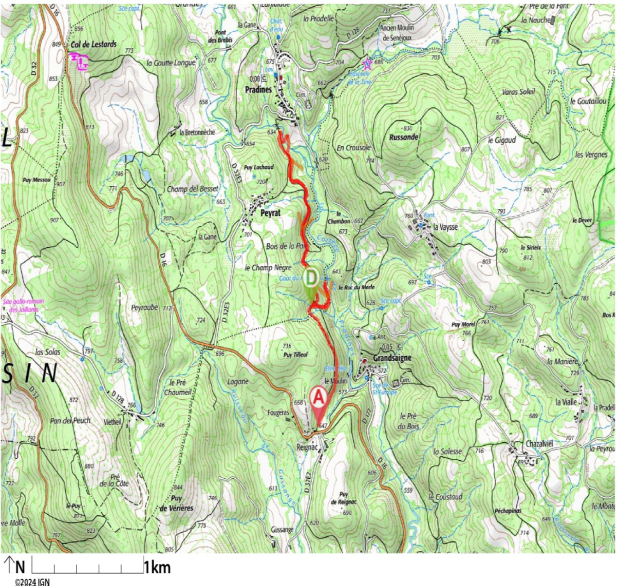 Idée de balade pour les Fêtes : le Gour du Farandou – Vues sur les ...